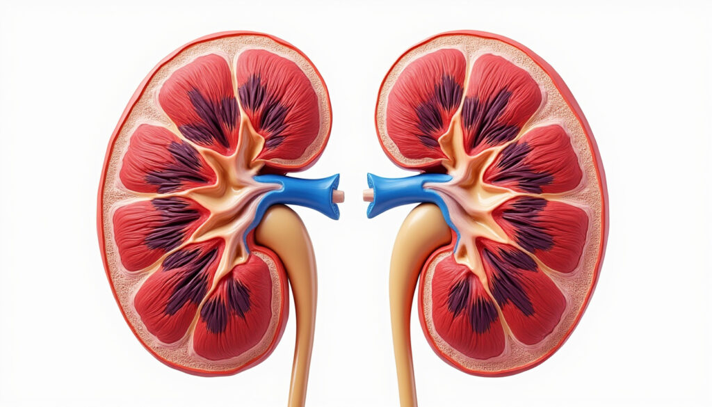 Comprendre l'anatomie : liste des parties du corps commençant par le rein